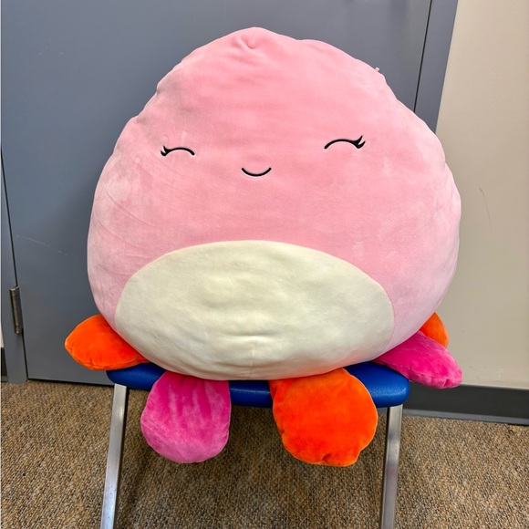 Squishmallows | Toys | Squishmallows Jumbo Octopus Plush Pink Multi ...